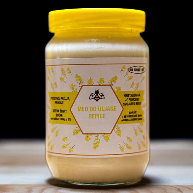 Med od uljane repice 1kg - Domaće iz Srbije