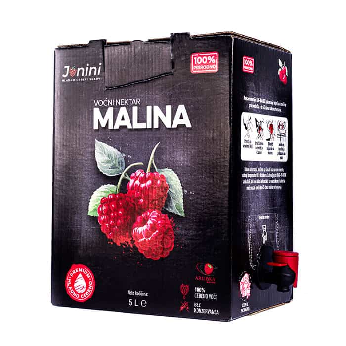 Bag in box MALINA 5l - Domaće iz Srbije