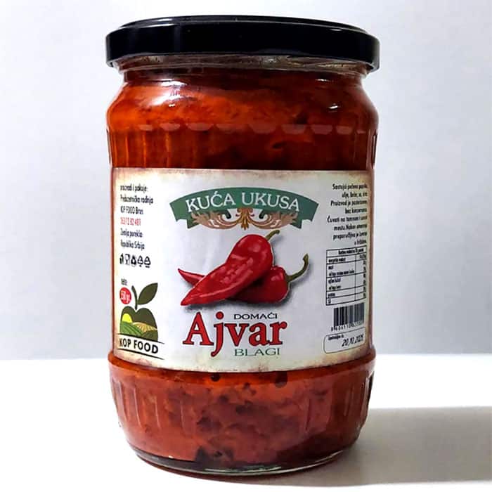 Ajvar blagi domaći - Domaće iz Srbije